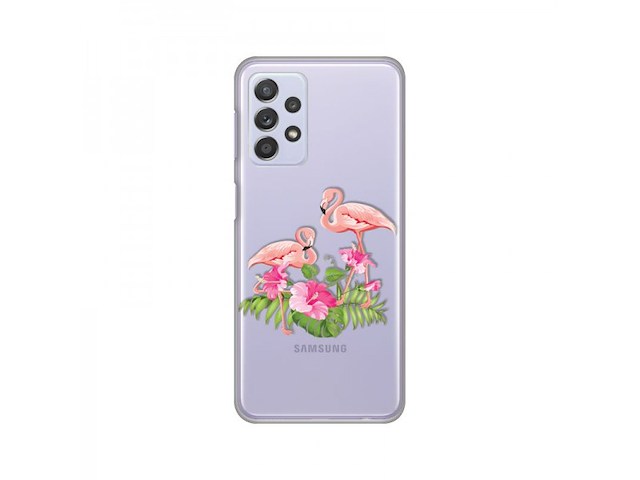 Maskica Silikonska Print Skin za Samsung A336B Galaxy A33 5G Flamingo