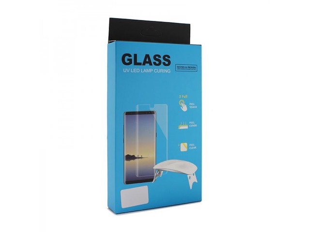 Zaštitno Staklo UV Plus Glue Full Cover + Lampa za Samsung G955 S8 Plus