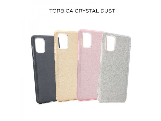 Maskica Crystal Dust za Samsung A415F Galaxy A41 crna