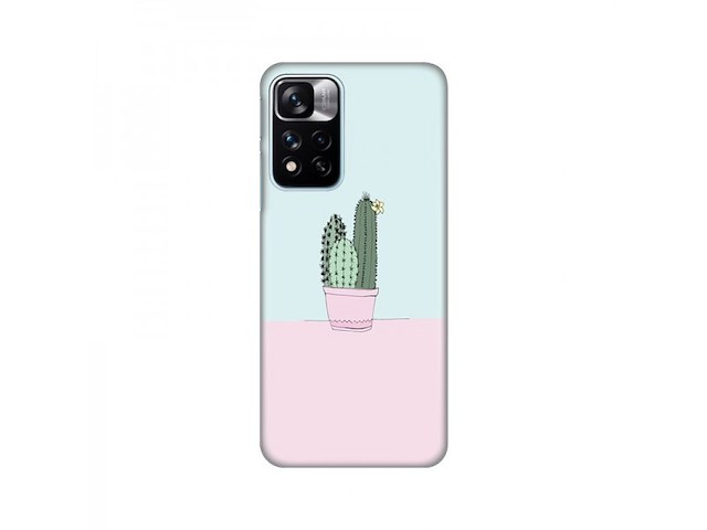 Maskica Silikonska Print za Xiaomi Redmi Note 11 Pro Plus/Poco X4 NFC Cactus