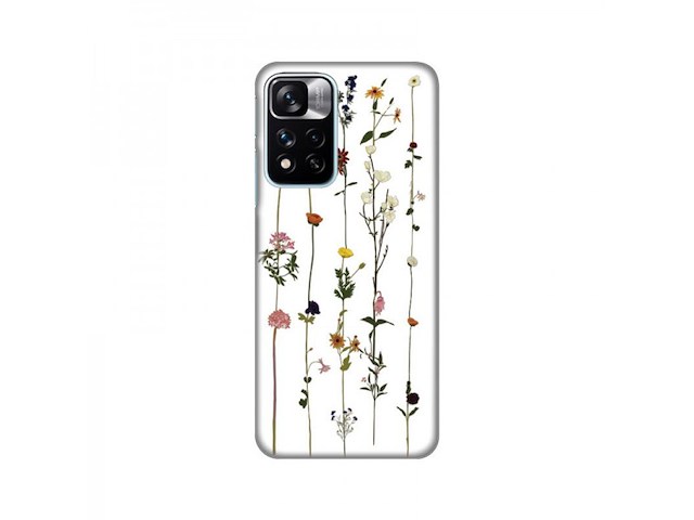 Maskica Silikonska Print Skin za Xiaomi Redmi Note 11 Pro Plus/Poco X4 NFC Flower