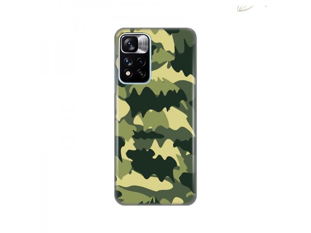 Maskica Silikonska Print Skin za Xiaomi Redmi Note 11 Pro Plus/Poco X4 NFC Army