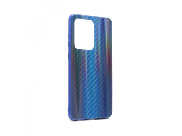 Maskica Carbon glass za Samsung G988F Galaxy S20 Ultra plava