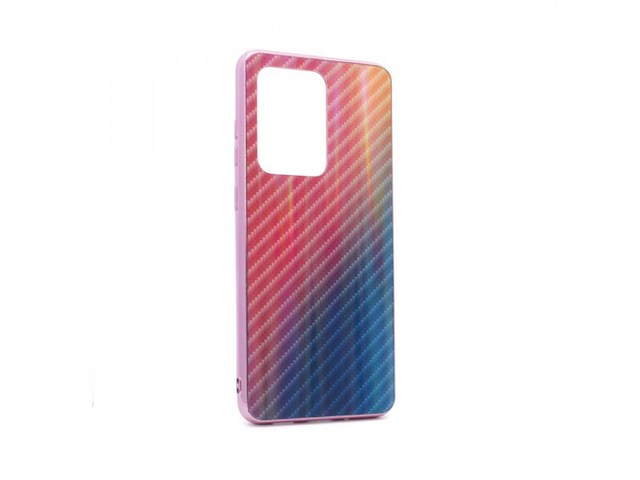 Maskica Carbon glass za Samsung G988F Galaxy S20 Ultra ljubicasta