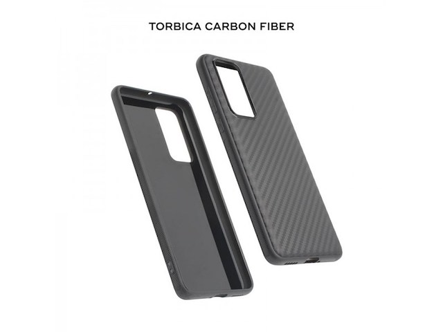 Maskica Carbon fiber za Huawei P40 crna