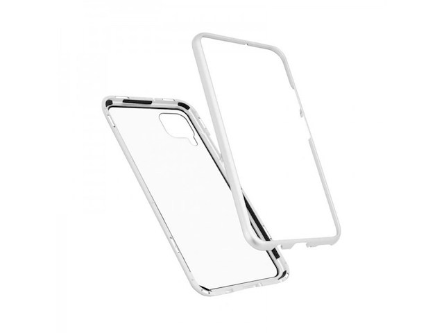 Maskica Magnetic za Huawei P40 Lite/Nova 6 SE srebrna