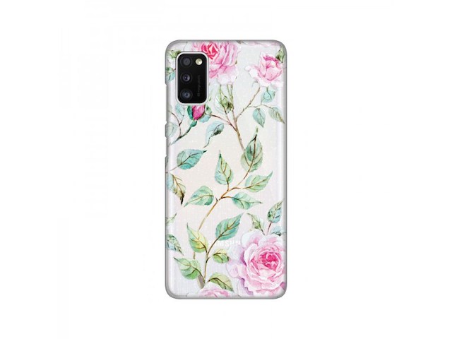 Maskica Silikonska Print Skin Diamond za Samung A415F Galaxy A41 Roses Pattern