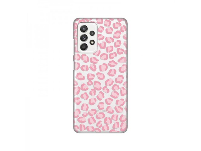 Maskica Silikonska Print Skin za Samsung A525F/A526B/A528B Galaxy A52 4G/A52 5G/A52s 5G Pink Cheetah