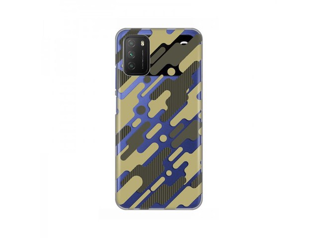 Maskica Silikonska Print Skin za Xiaomi Poco M3 Army Pattern