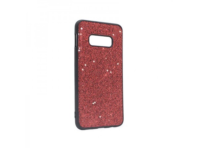 Maskica Sparkle Shiny za Samsung G970 S10e crvena