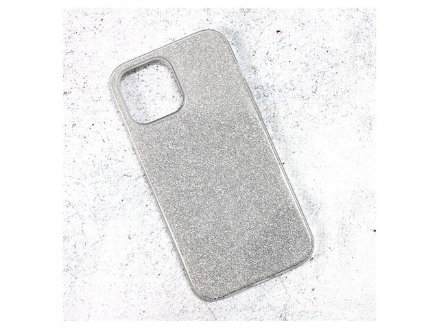 Maskica Crystal Dust za iPhone 13 Pro Max 6.7 srebrna