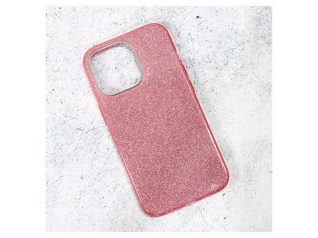 Maskica Crystal Dust za iPhone 13 Pro 6.1 roze