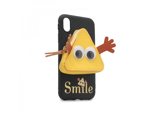 Maskica Smile za iPhone XR crna