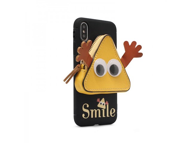 Maskica Smile za iPhone X/XS crna