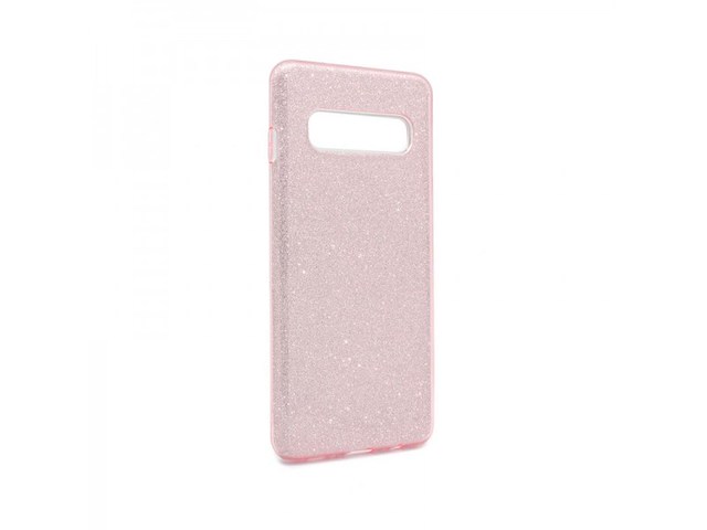 Maskica Crystal Dust za Samsung G973 S10 roze