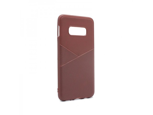 Maskica Y-Leather za Samsung G970 S10e braon