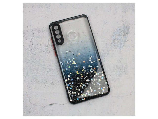 Maskica Frame Glitter za Huawei P30 Lite crna