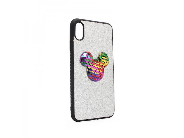 Maskica Shiny mouse za iPhone XS Max srebrna type 3