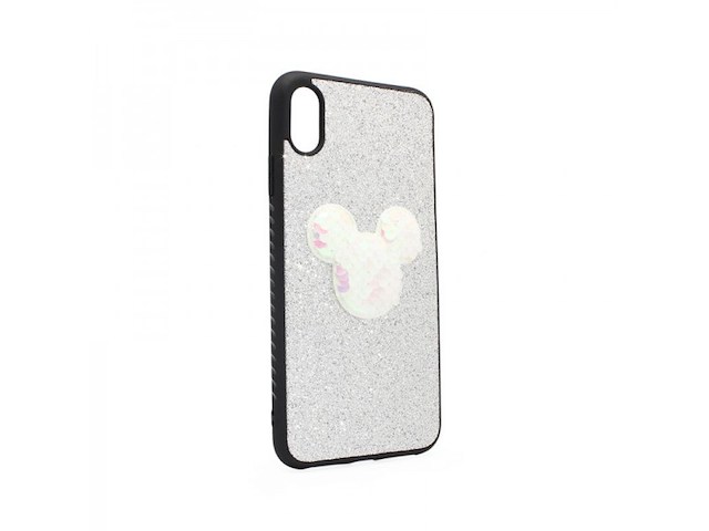 Maskica Shiny mouse za iPhone XS Max srebrna type 2