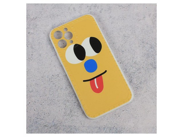 Maskica Smile face za iPhone 11 Pro 5.8 zuta