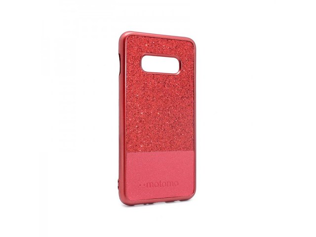 Maskica Sparkle Half za Samsung G970 S10e crvena