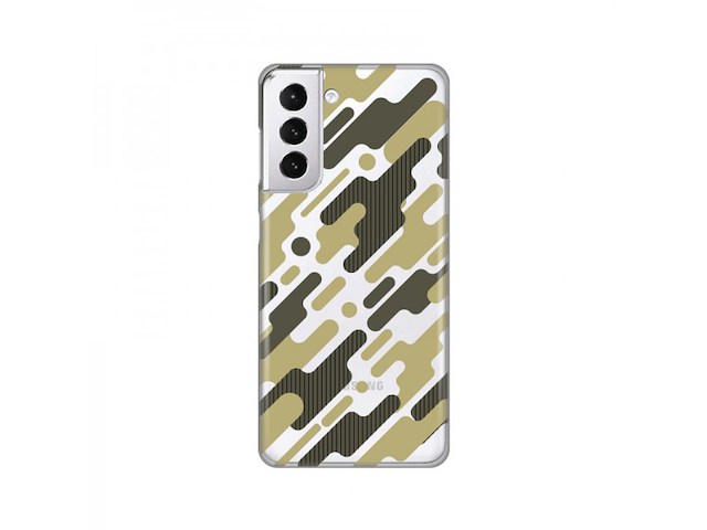 Maskica Silikonska Print Skin za Samsung G991B Galaxy S21 Army Pattern