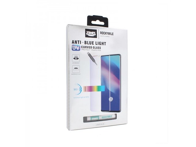 Zaštitno Staklo Rockymile UV Anti Blue Full Glue + Lampa za Samsung N970F Galaxy Note 10