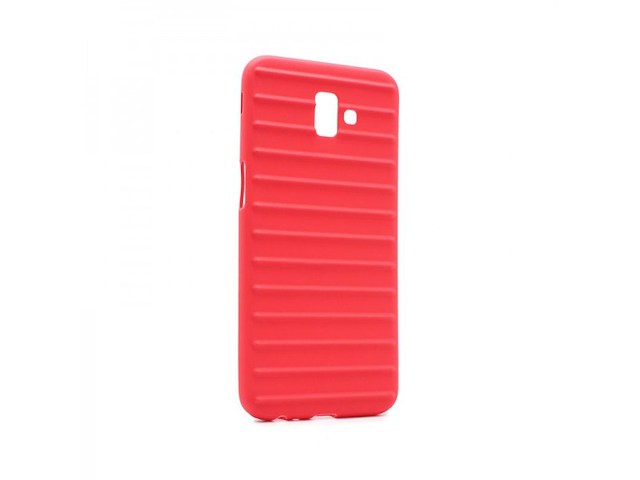 Maskica Ribbed za Samsung J610FN Galaxy J6 Plus crvena