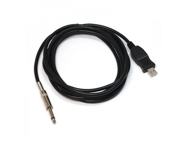 Kabl 6.35 m na USB Guitarski Audio kabl JWD-AU23 3M