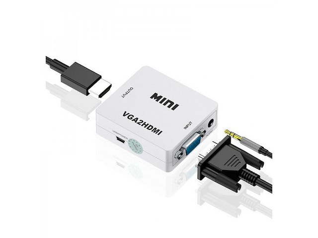 Adapter Box VGA na HDMI JWD-H2