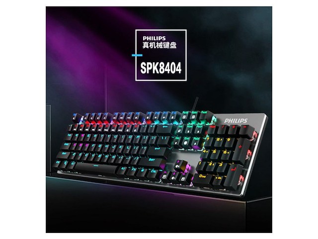 Tastatura Philips G404 RGB mehanicka