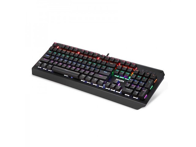 Tastatura Gaming Philips G413 RGB mehanicka crna