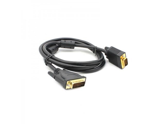 Kabl DVI 24+5 na VGA 1.5m crni JWD-DVI2