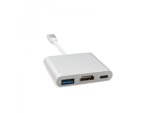 Adapter TYPE C+HDMI+USB3.0 na TYPE C JWD-T5