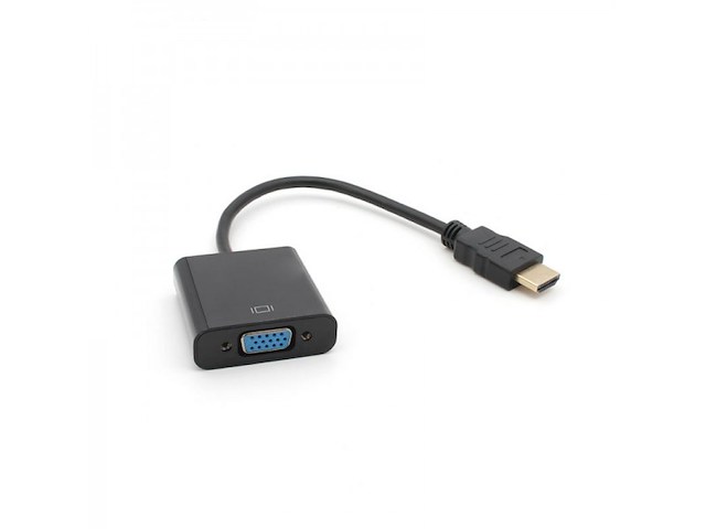 Adapter HDMI-VGA (with Audio) crni JWD-HDMI8