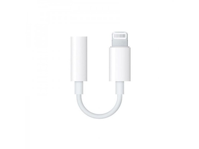 Adapter iPhone lightning na 3.5mm HQ za slusalice beli