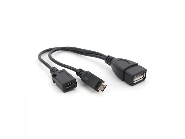 OTG kabl micro USB MZ crni