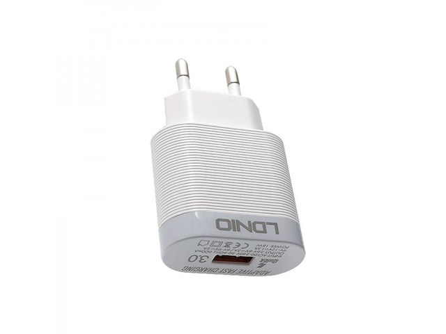 Kucni punjac LDNIO A303Q QC 3.0 5V 3A micro USB beli