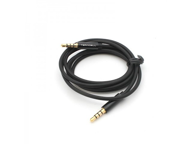 Audio kabl Teracell Aux 3.5mm crni 1.2m