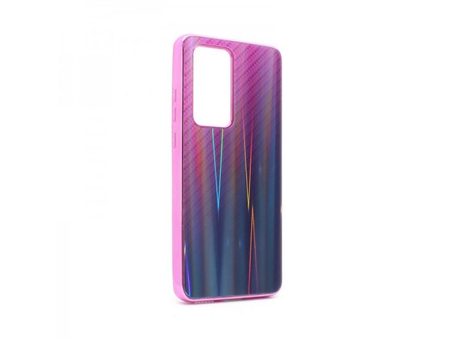 Maskica Carbon glass za Huawei P40 Pro pink