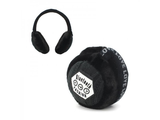 Bluetooth slusalice Earmuff Love crne