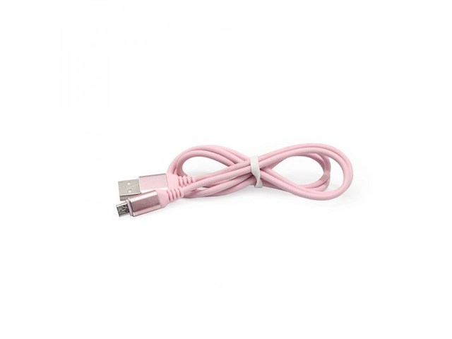Data kabl Fashion micro USB pink 1m