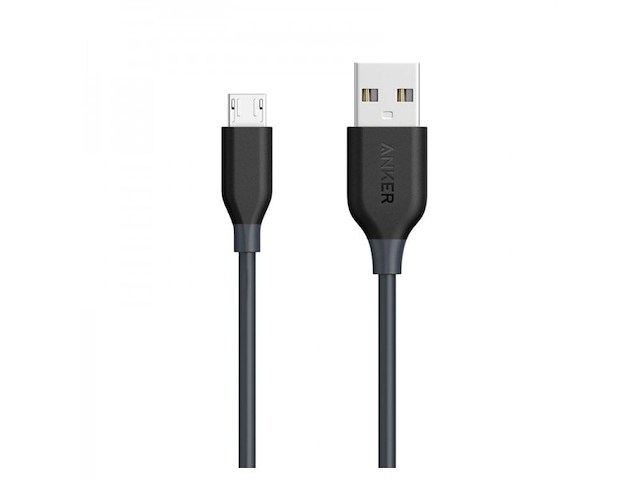 Data kabl ANKER PowerLine micro USB crni 1.8m