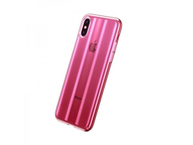 Maskica Baseus Aurora za iPhone XS MAX pink