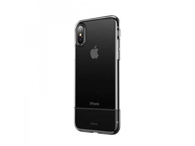 Maskica Baseus Half to Half za iPhone XS Max crna