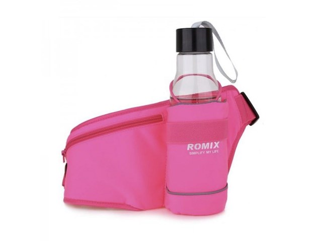 Maskica oko struka Romix RH23 za bidon pink