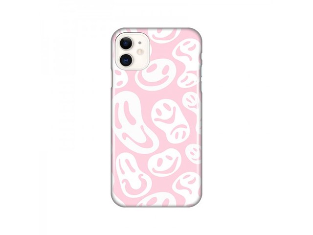 Maskica Silikonska Print za iPhone 11 6.1 Pink Smiles