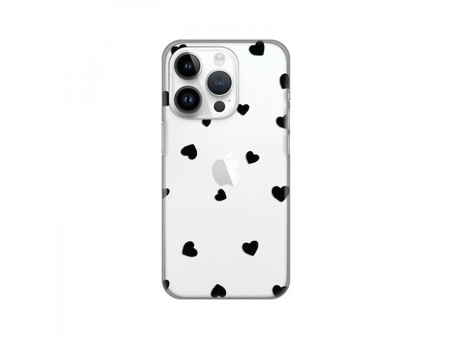 Maskica Silikonska Print Skin za iPhone 14 Pro 6.1 Hearts