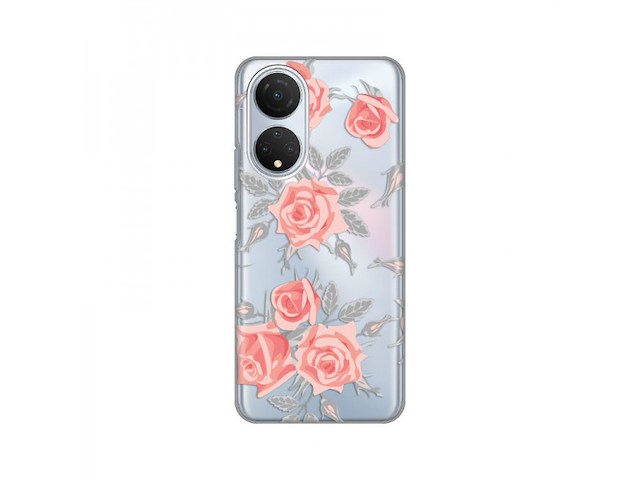 Maskica Silikonska Print Skin za Honor X7 Elegant Roses