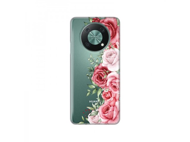 Maskica Silikonska Print Skin za Huawei Nova Y90 Wild Roses